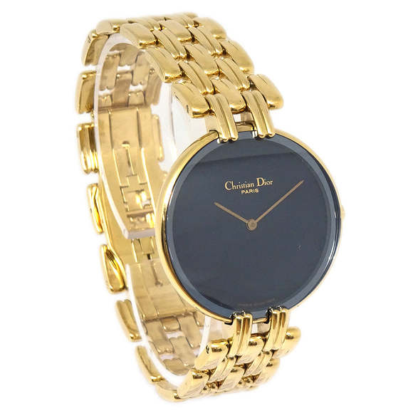 Dior | Accessories | Christian Dior 47543 Bagheera Black Moon Watch ...
